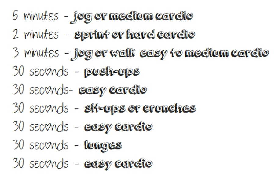 Lucky 13 Rainy Day Workout